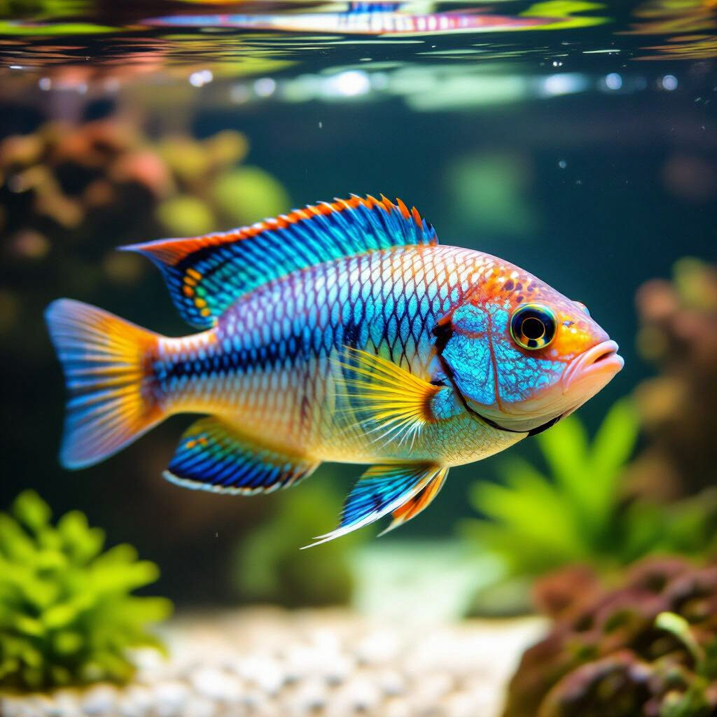 Pictures Of Cichlids - AI Generated Aquarium Art