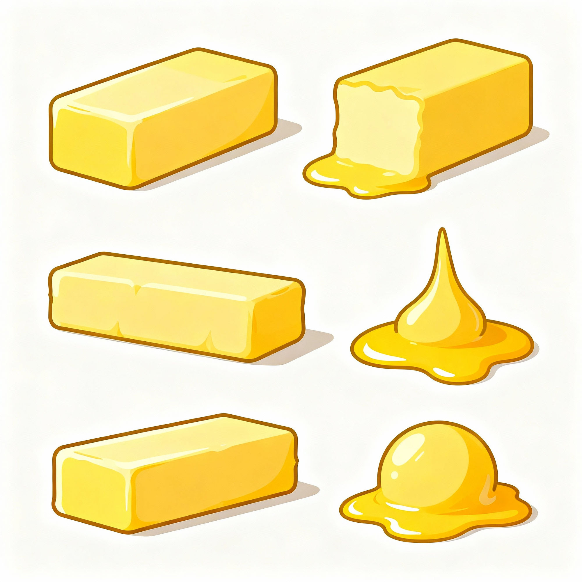 Butter Clip Art - AI Generated Designs