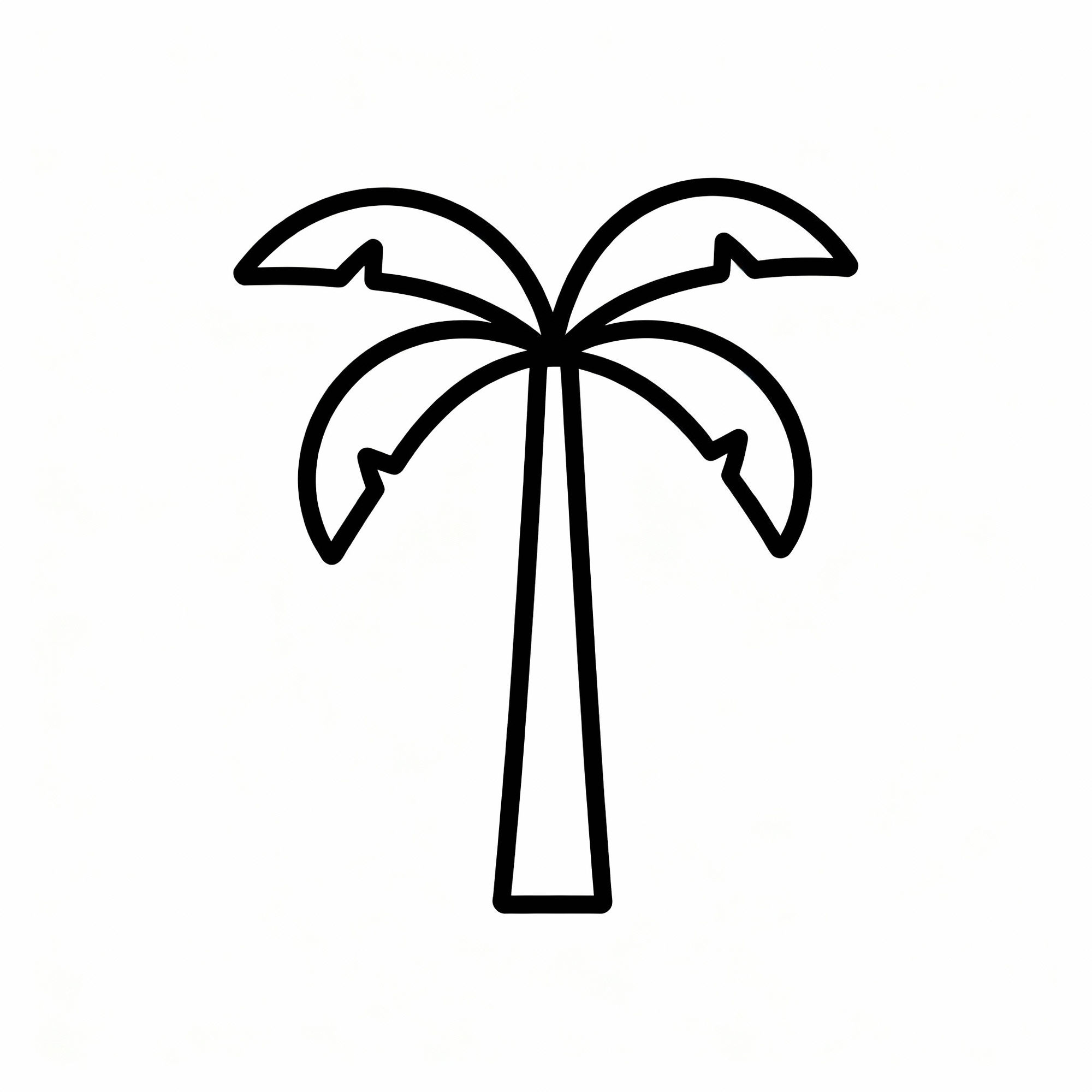 Easy Palm Tree Drawings - Create Your Own Tropical Art
