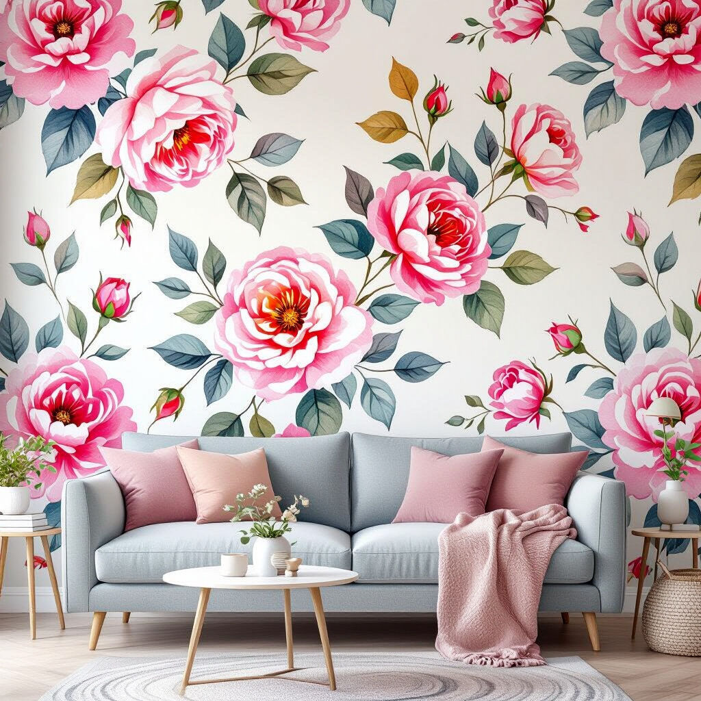 Floral Wallpaper Peel And Stick - Easy & Beautiful Designs