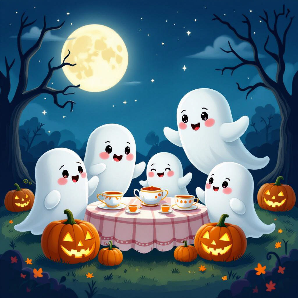 Cute Halloween Drawings - Adorable AI Art