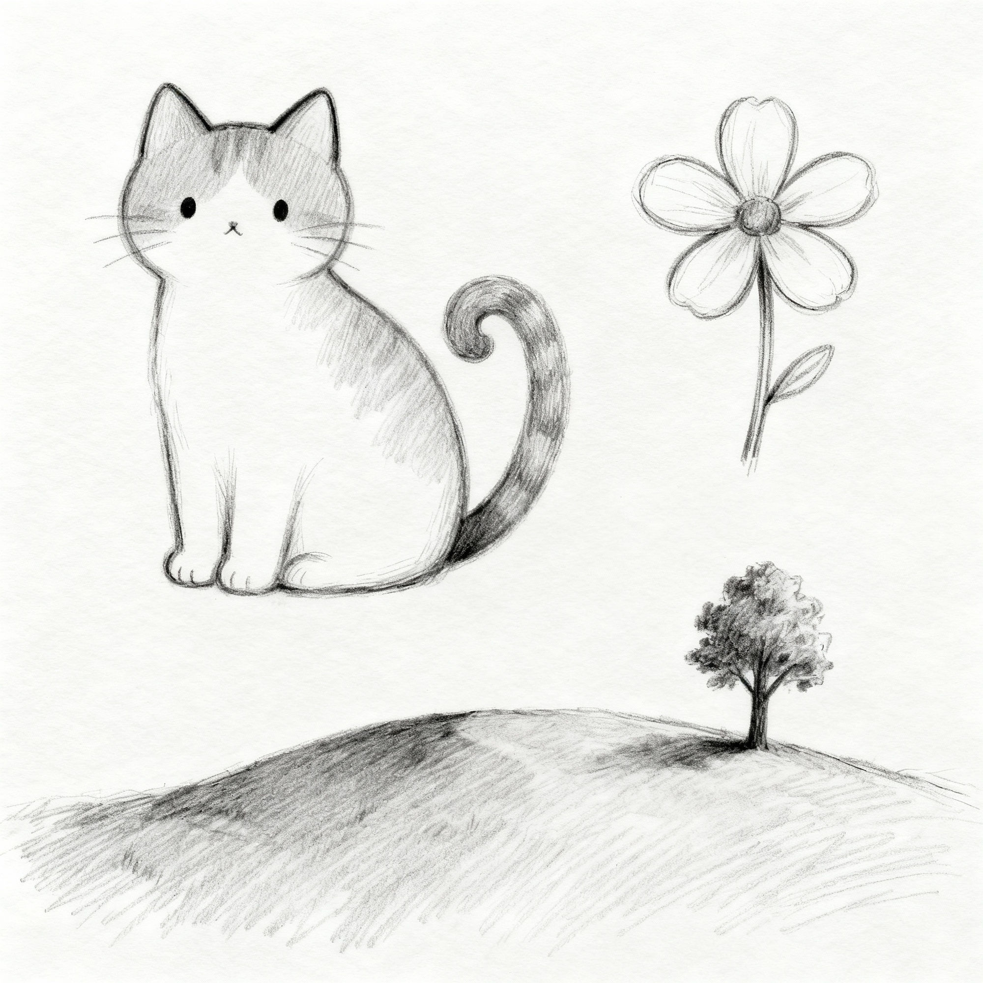 Easy Pencil Drawings For Beginners - AI Created Art