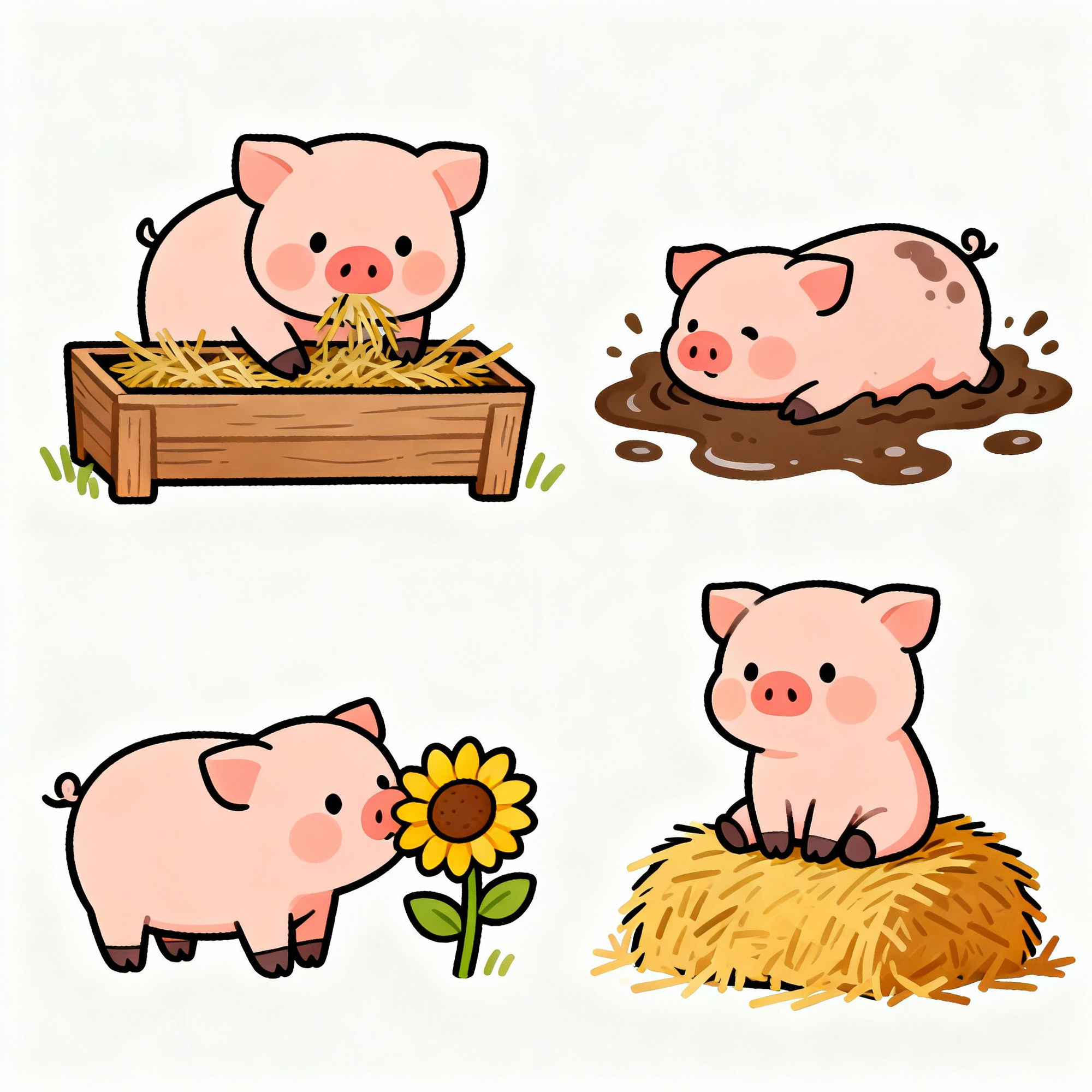Easy Pig Drawings - Create Adorable Pig Art With AI