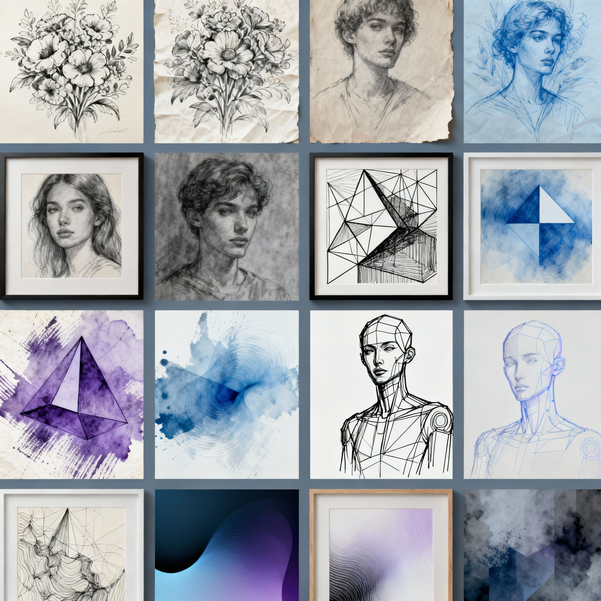 Cool Hand Drawings - AI Generated Art