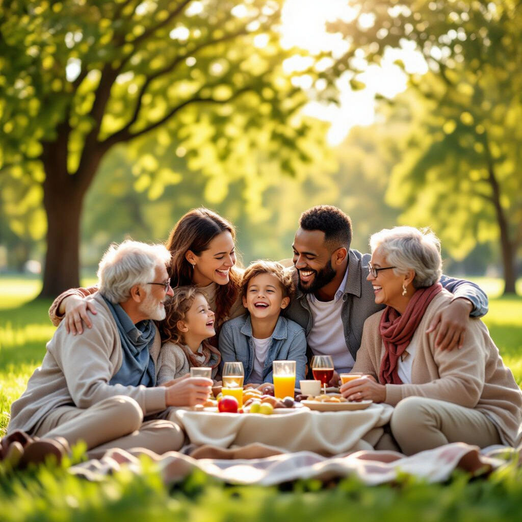 Family Reunion Images - AI Generated Memories