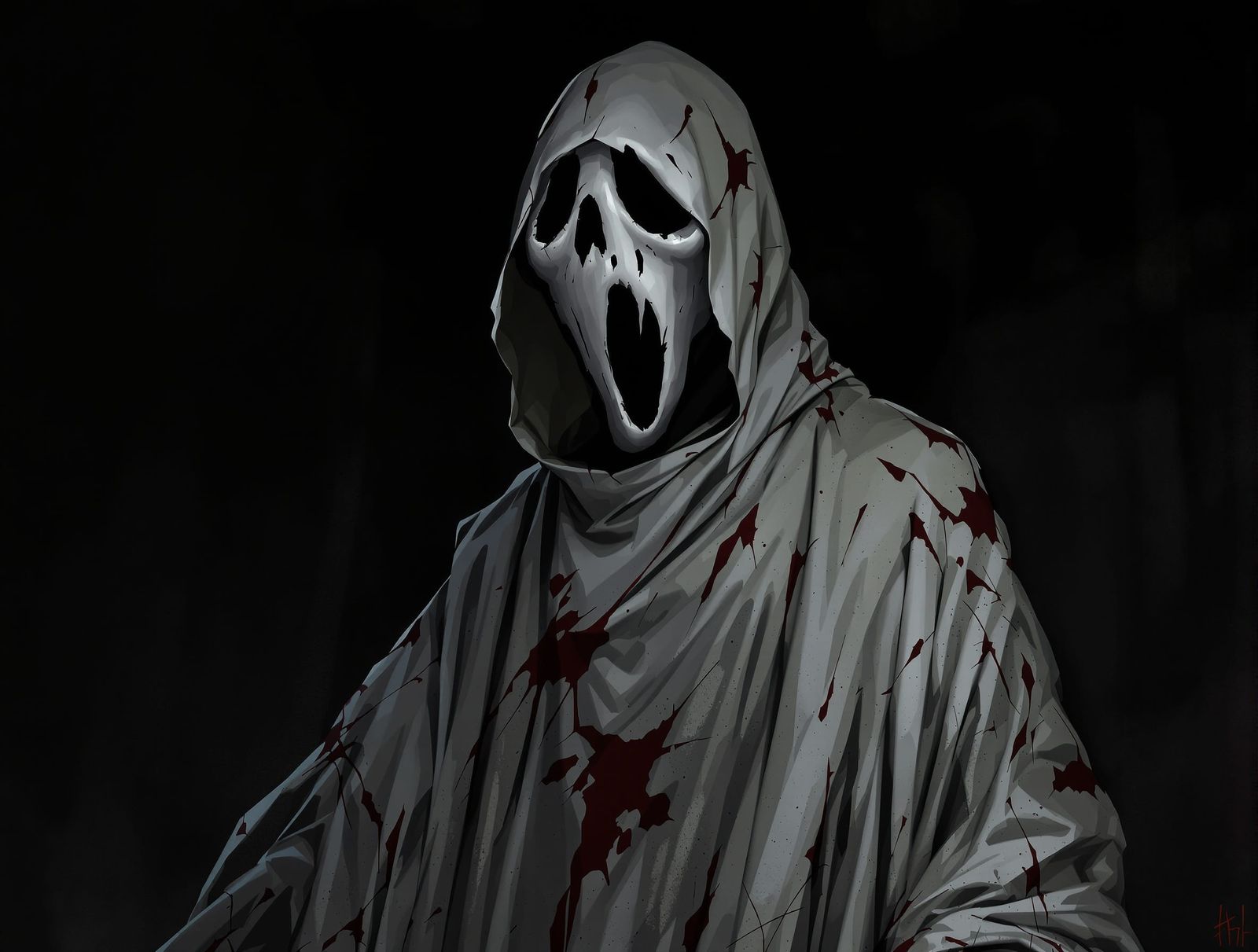 Spooky Ghostface Drawing Tutorials