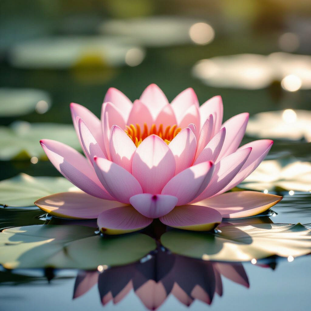 Pictures Of Lotus Flowers - AI Generated Art