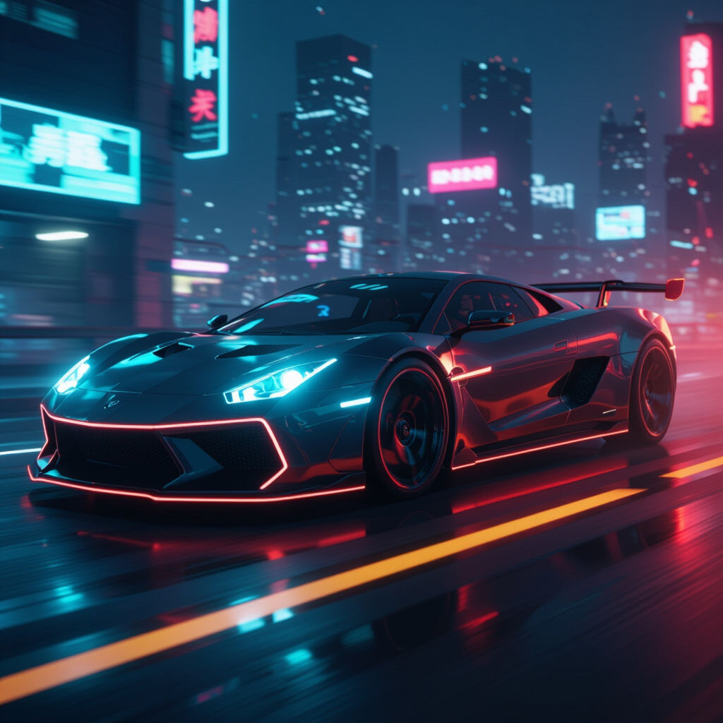 Car Wallpapers Gif - Animated AI Car Art