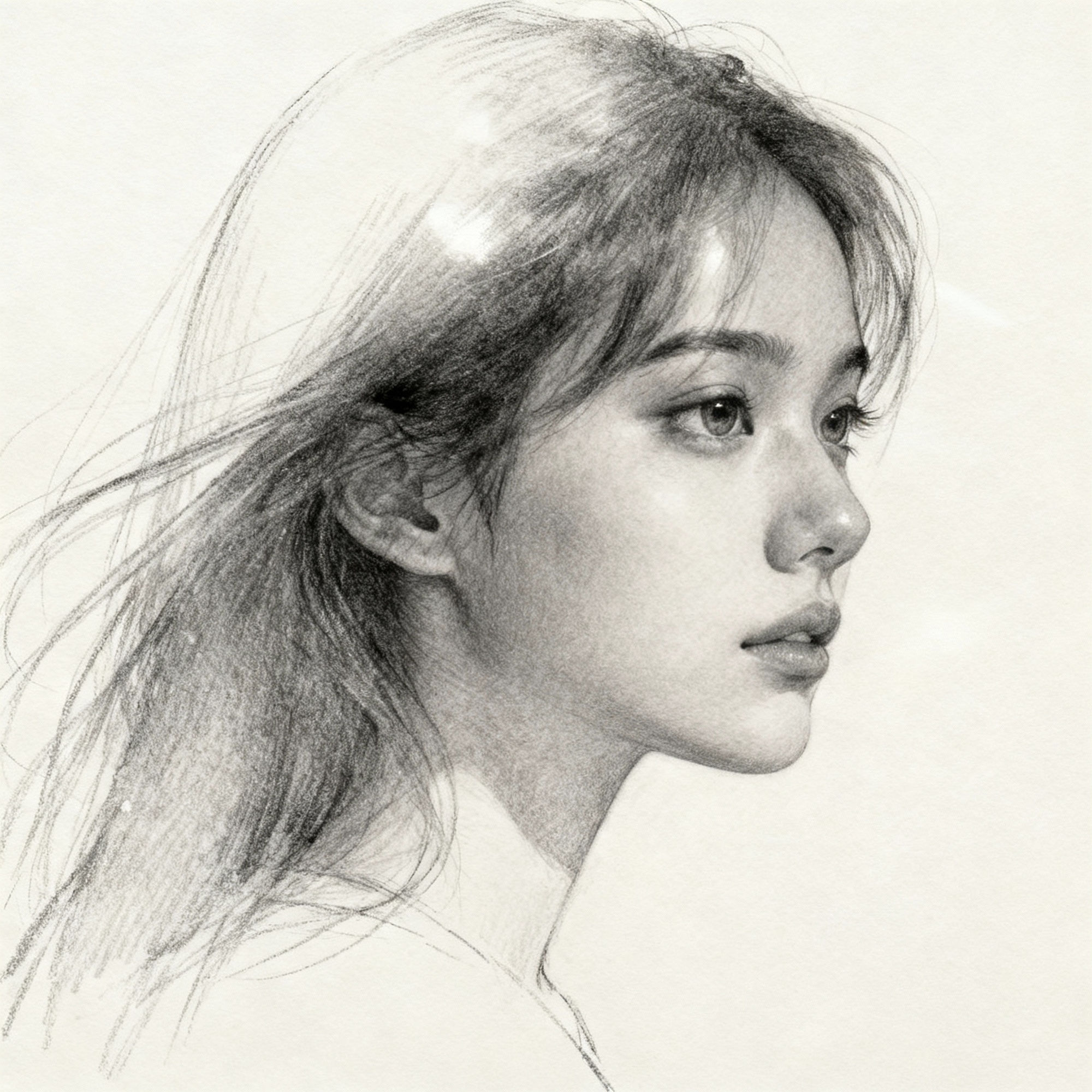 Girl Head Drawings - Create Unique AI Art