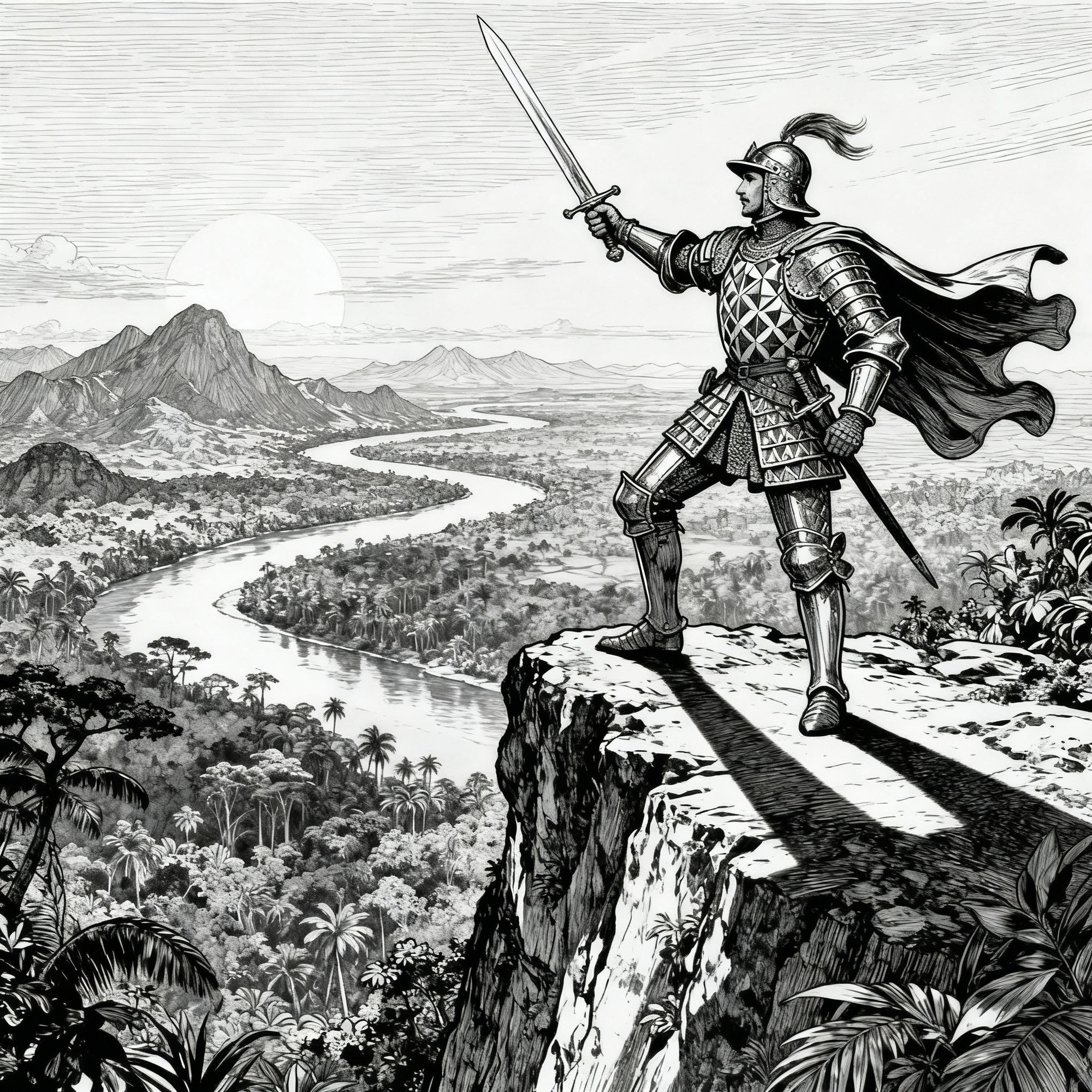 Conquistador Drawings - Create Your Own AI Art