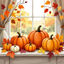 Preppy Thanksgiving Wallpaper - AI Generated & Customizable