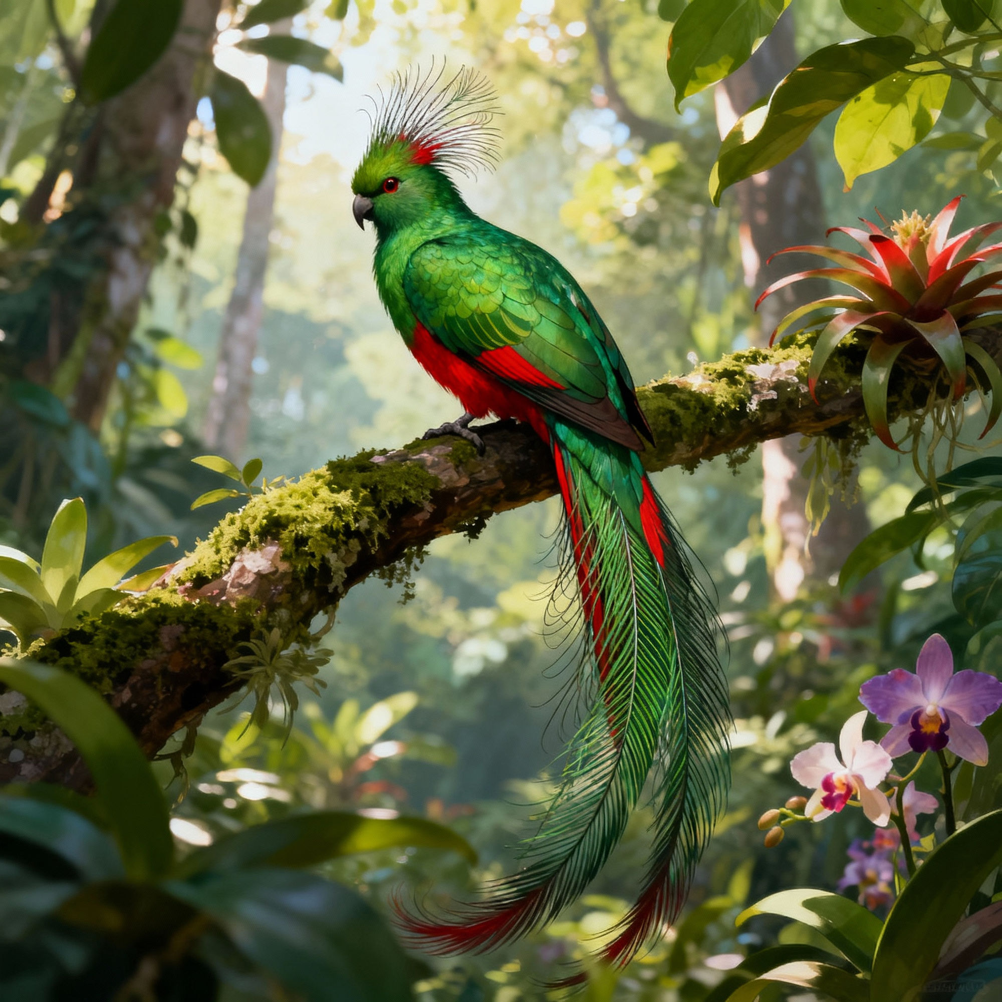 Quetzal Drawings - AI Art Gallery