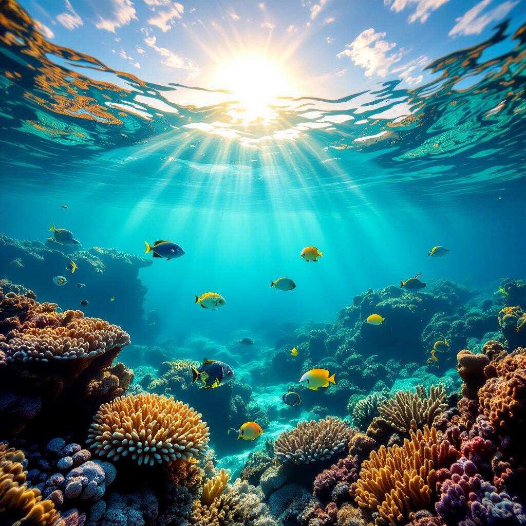 Realistic Ocean Drawings - AI Art Gallery