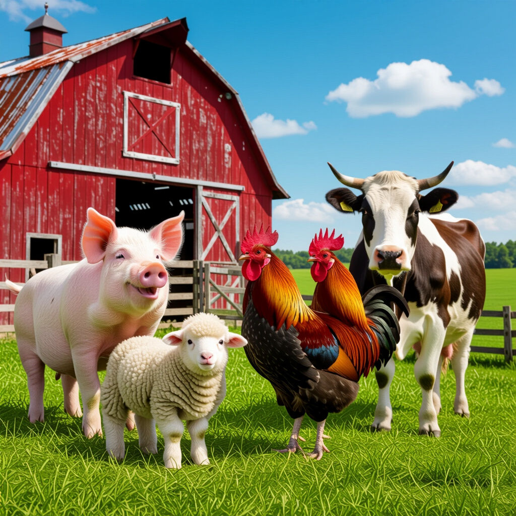 Farm Animals Images - Create Your Own AI Art