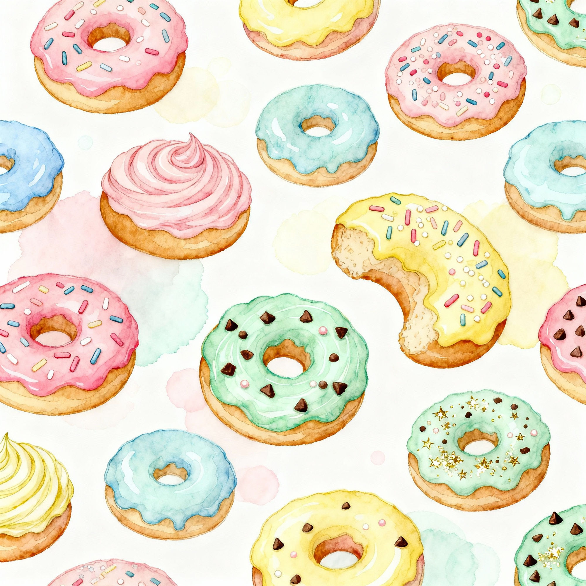 Donut Drawings - AI Generated Art
