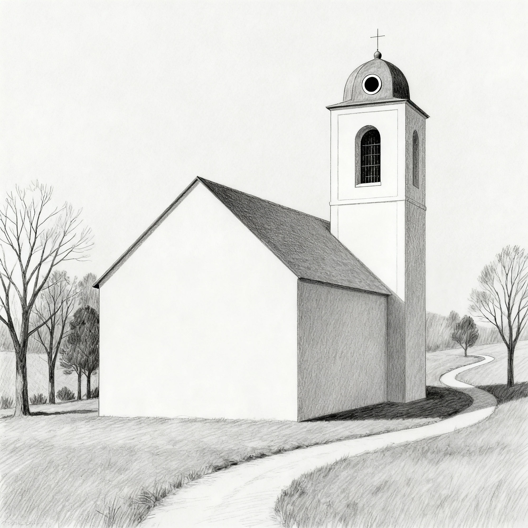 Easy Church Drawings - Create Simple Sketches