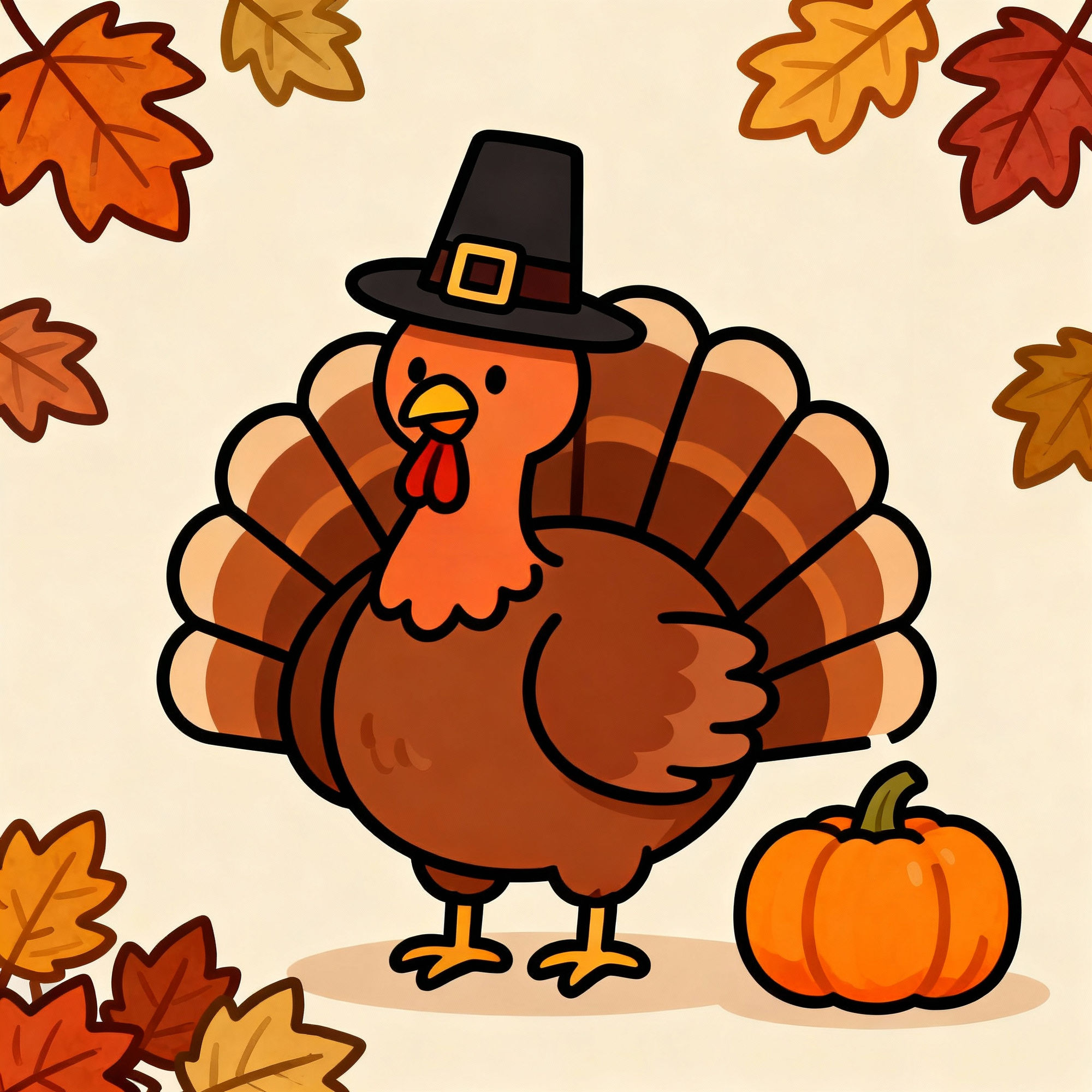 Easy Thanksgiving Drawings - Create Festive Art With AI