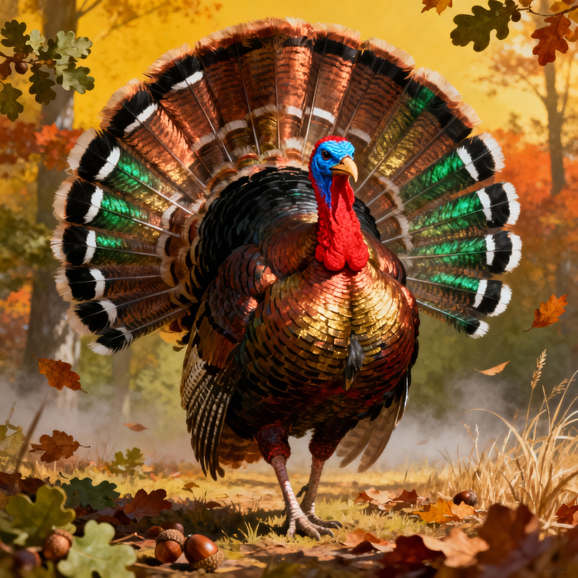 Colored Turkey Drawings - AI Art Gallery