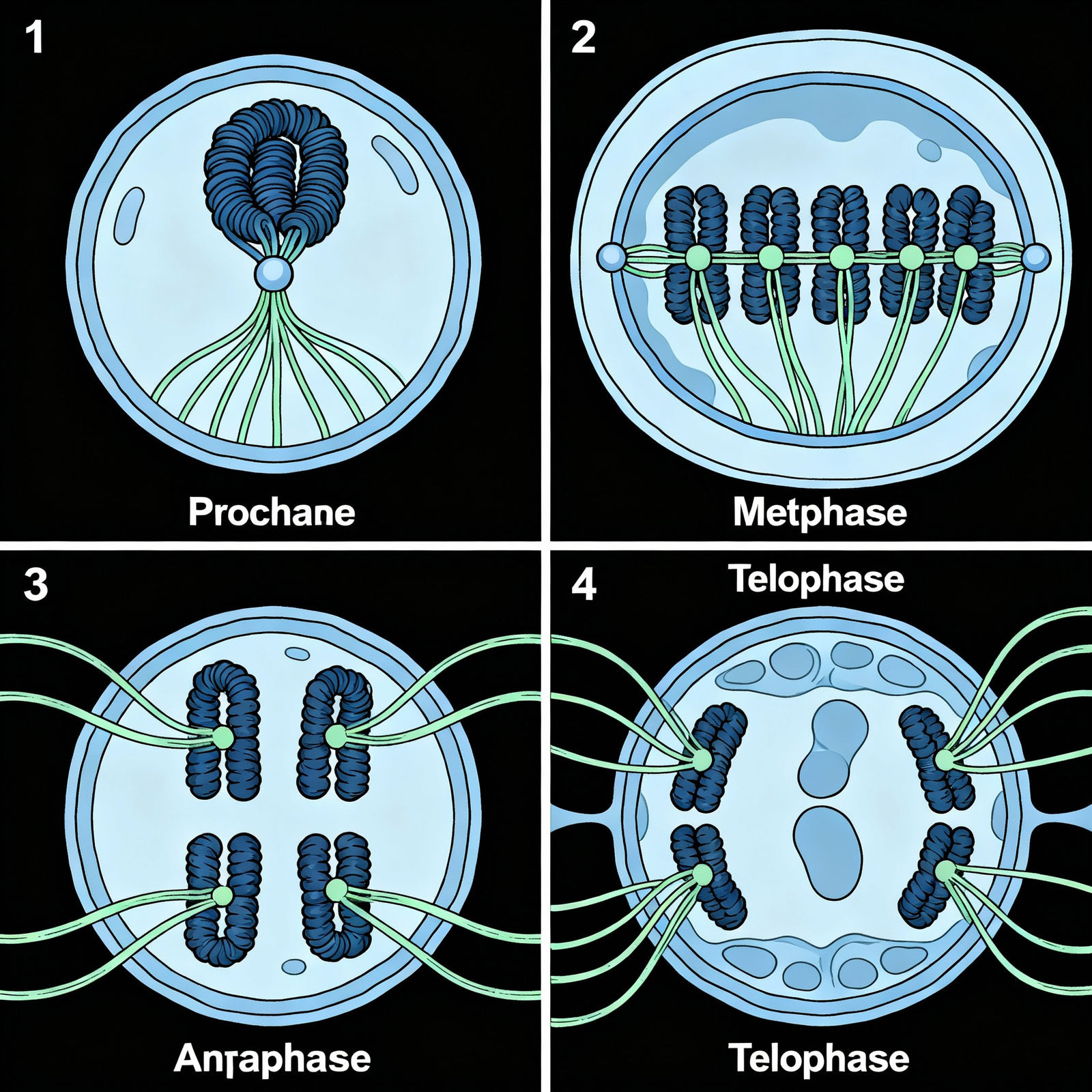 Mitosis Drawings - AI Generated Visuals