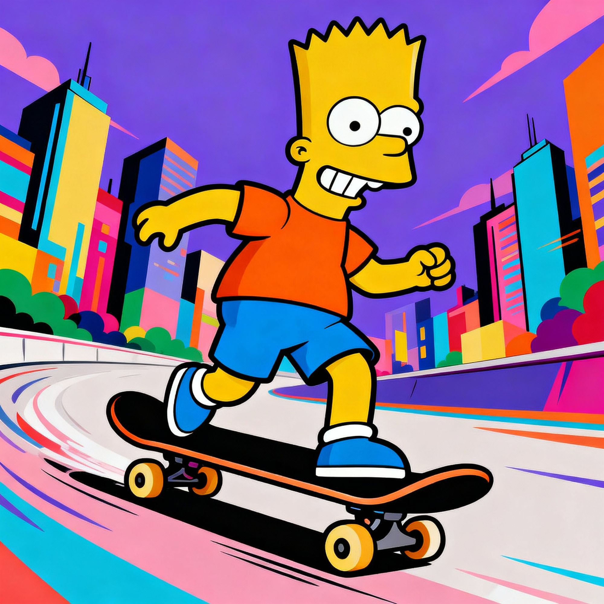 Bart Simpson Drawings - AI Art Gallery