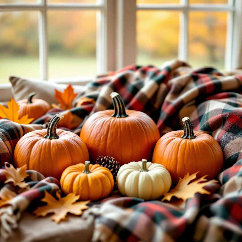 Cute Preppy Fall Wallpaper - AI Generated Designs