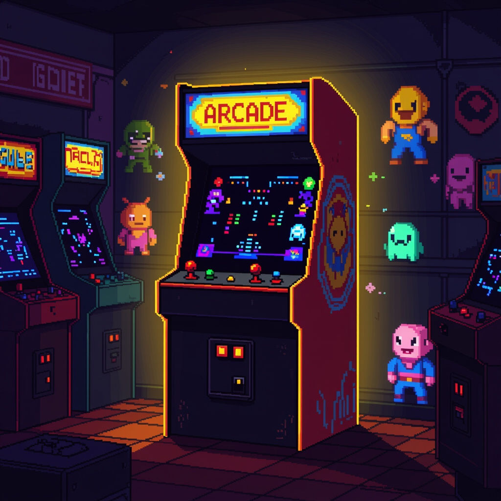 Retro Gaming Wallpapers - Create Yours With AI