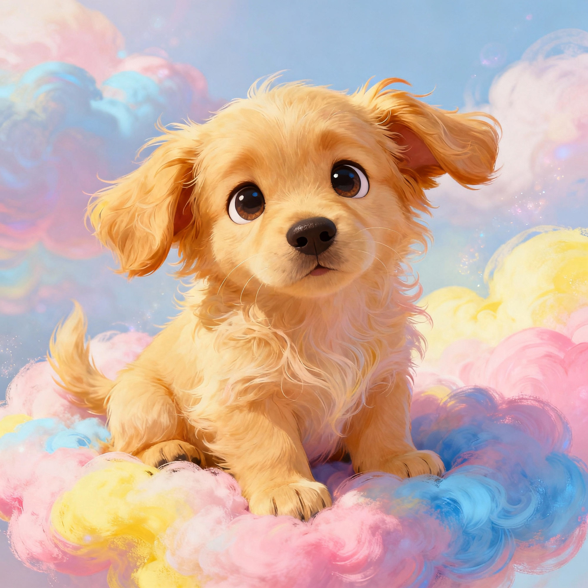 Cute Cartoon Dog Drawings - AI Art Generator