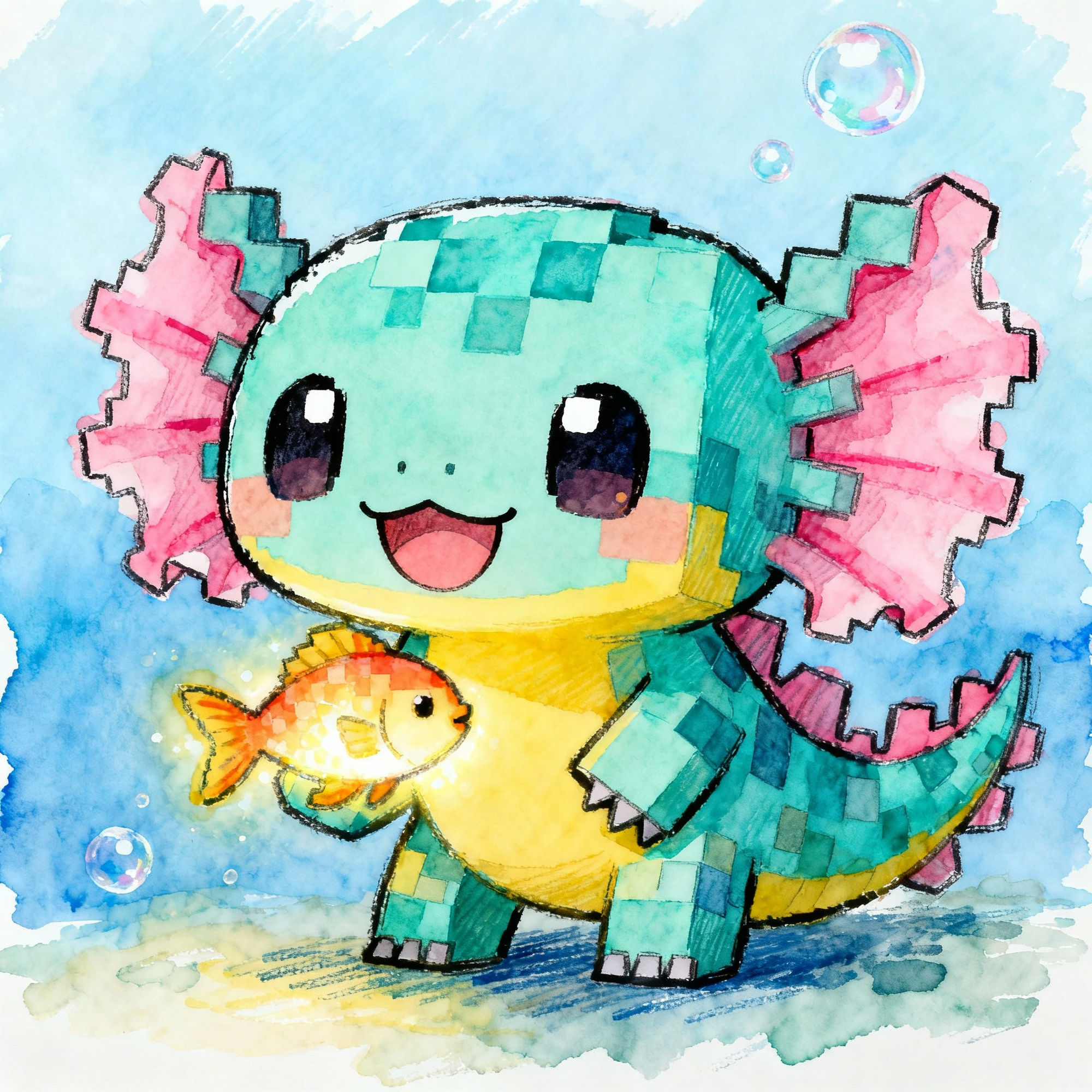 Cute Minecraft Drawings - AI Art Generator