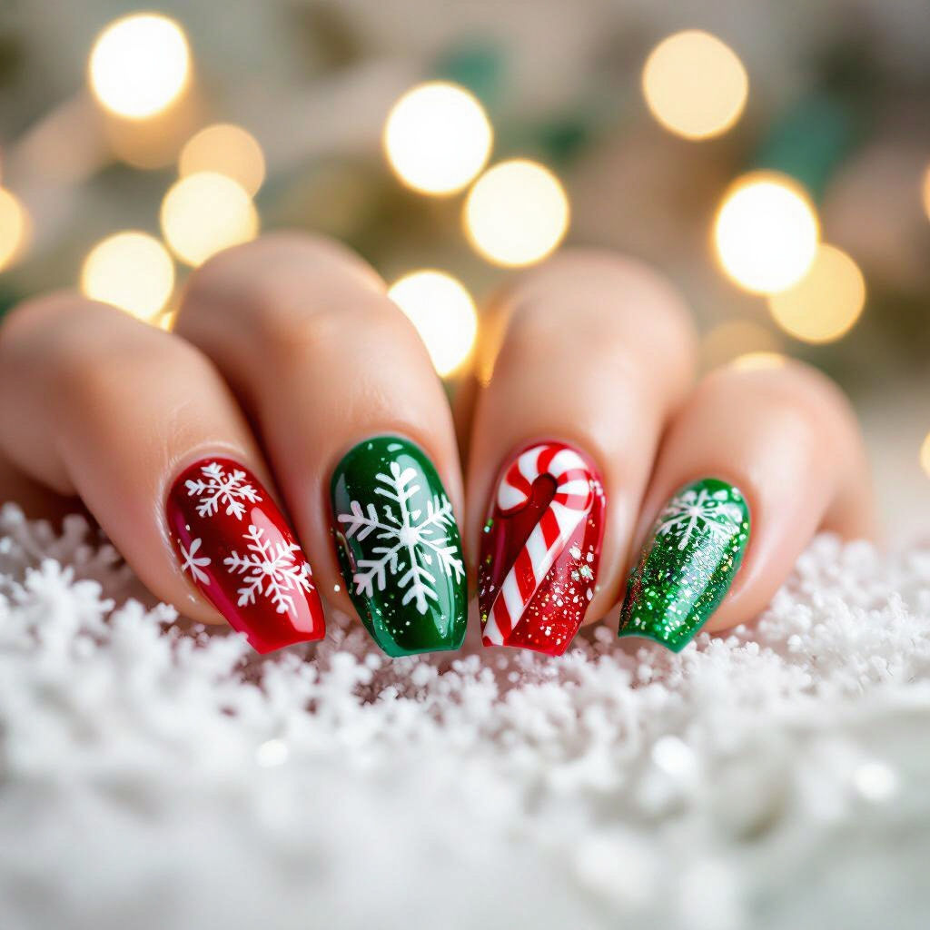 Christmas Nail Art Designs - Get Festive Ideas