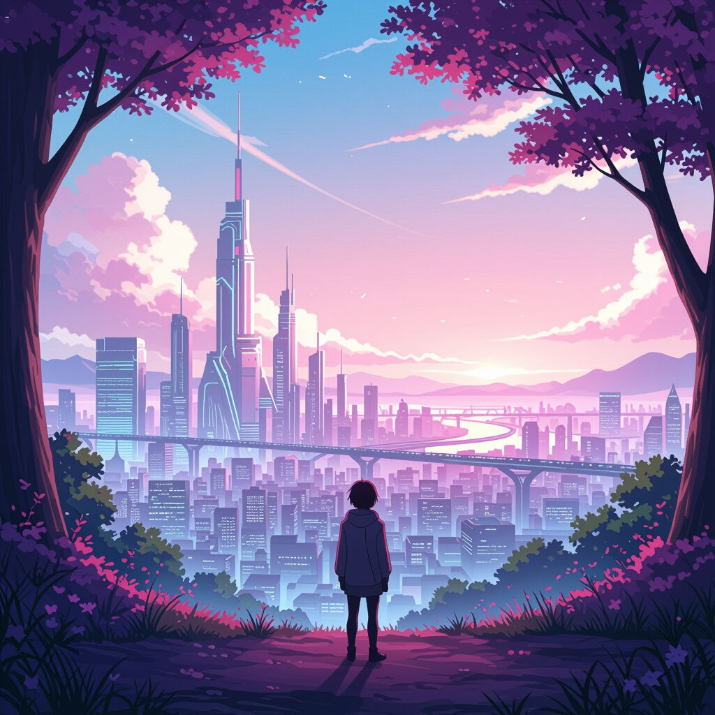 Aesthetic Anime Wallpaper - Create Yours Now!