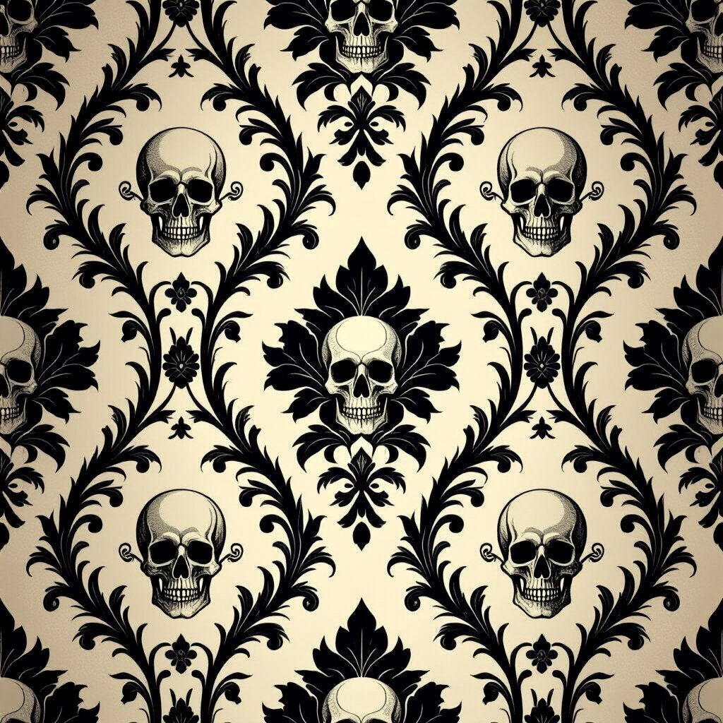 Gothic Peel And Stick Wallpaper - AI Generated Designs