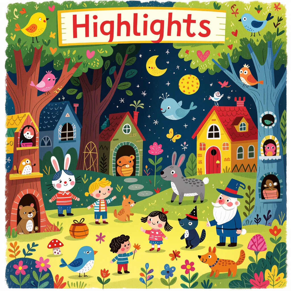 Highlights Kids Hidden Pictures - AI Generated Art