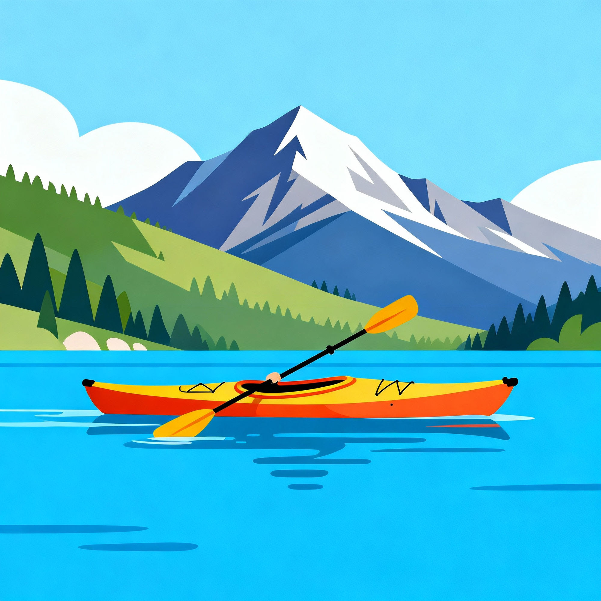 Kayak Clip Art - Create Your Own AI Kayak Graphics