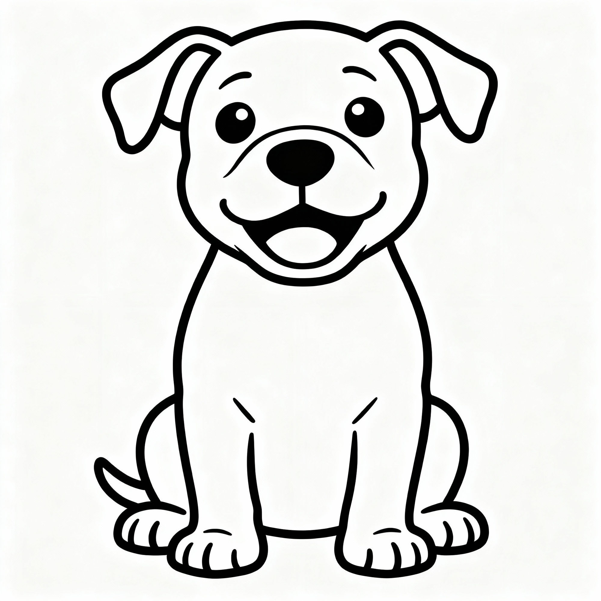 Easy Pitbull Drawings - Create Adorable Pitbull Art