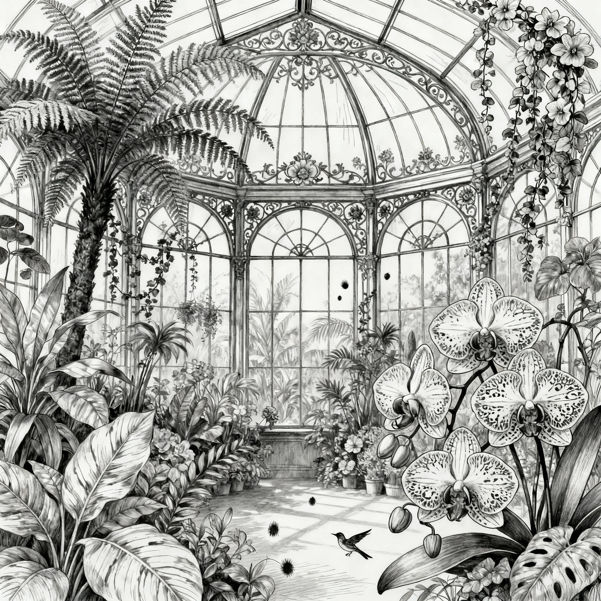 Greenhouse Drawings - Create Your Own AI Art