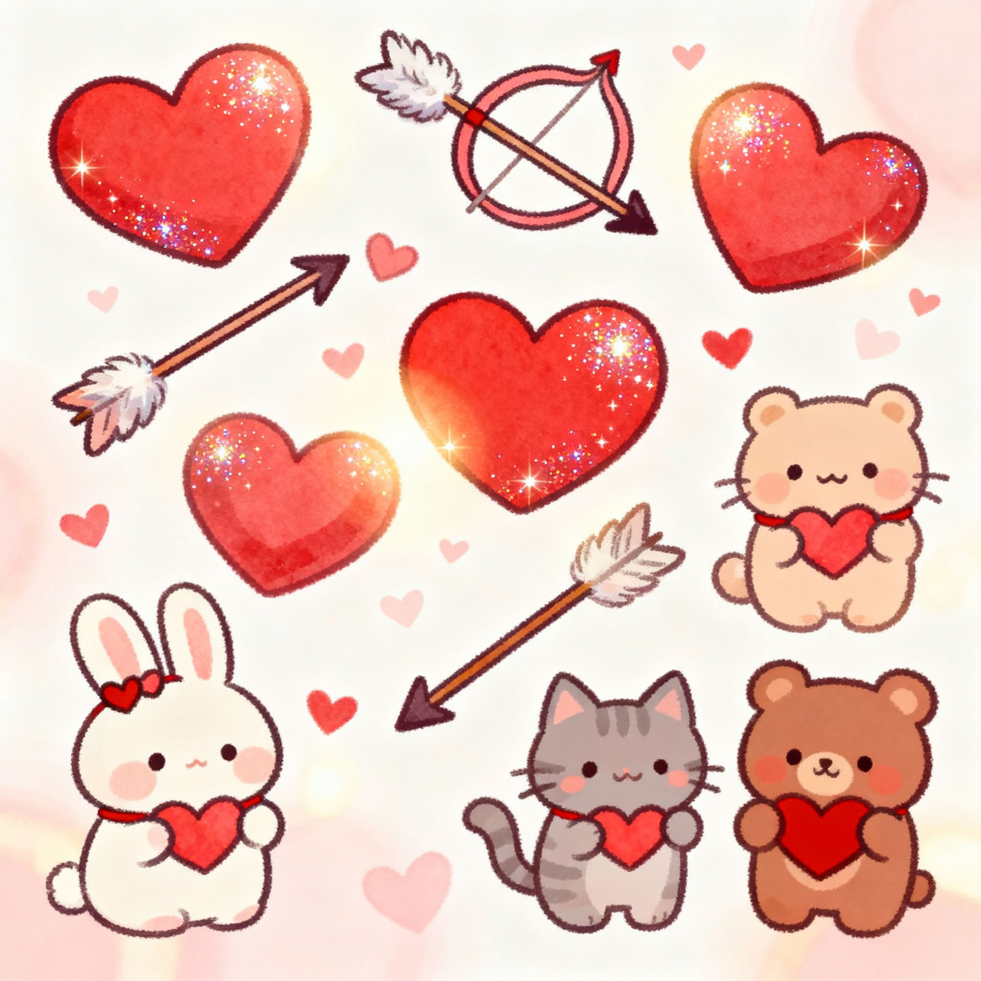 Cute Valentine's Drawings - Easy AI Art Generator