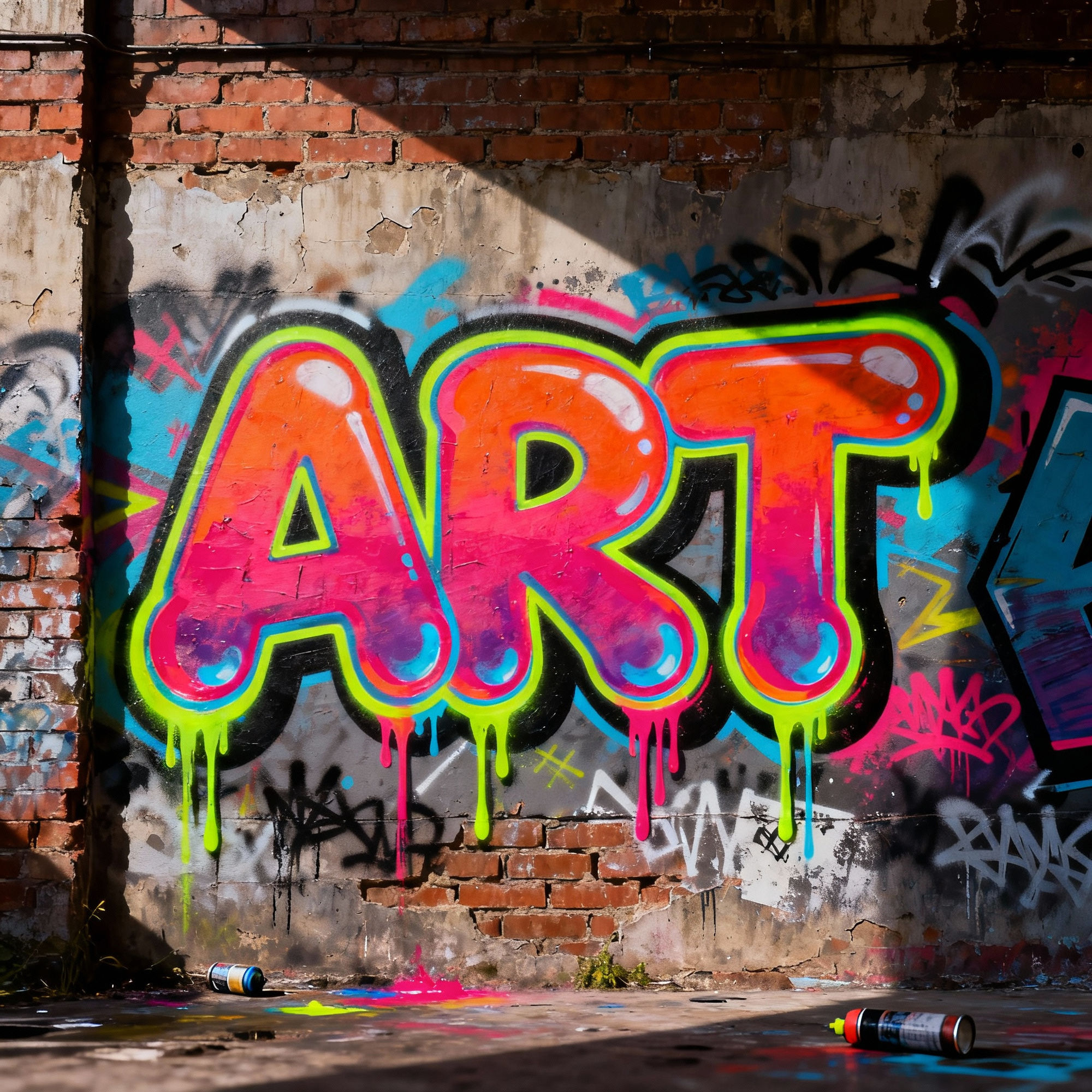 Easy Cool Graffiti Drawings - AI Art Generator