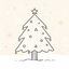 Simple Christmas Tree Drawings - Easy AI Art