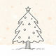 Simple Christmas Tree Drawings - Easy AI Art
