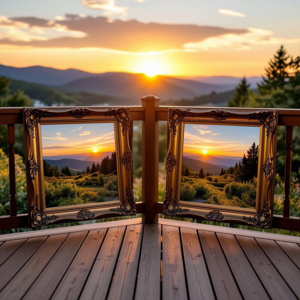 Double Picture Frame Deck - AI Generated Art