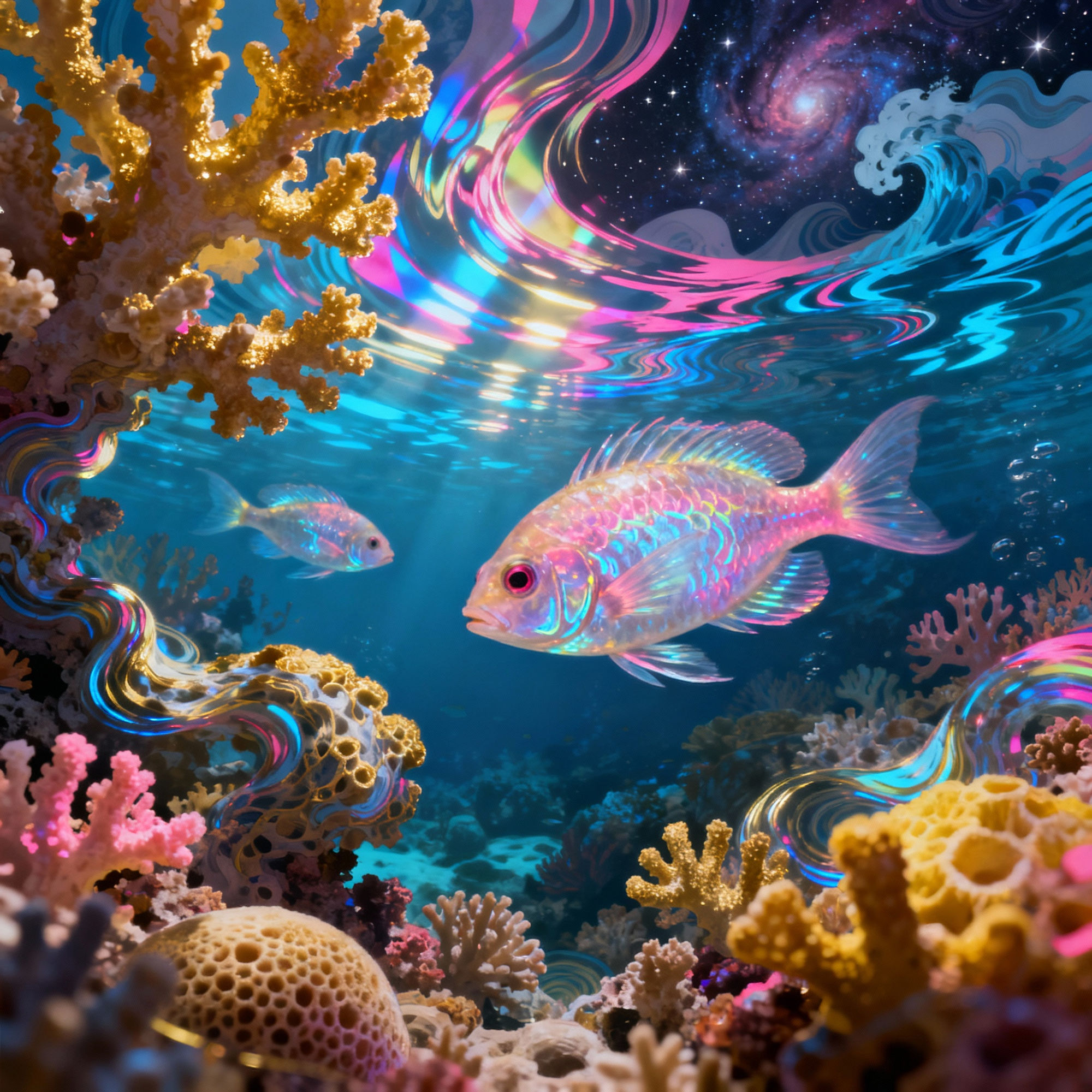 Fish Eye Drawings - AI Art Gallery