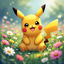 Cute Pikachu Wallpaper - Adorable AI-generated Designs