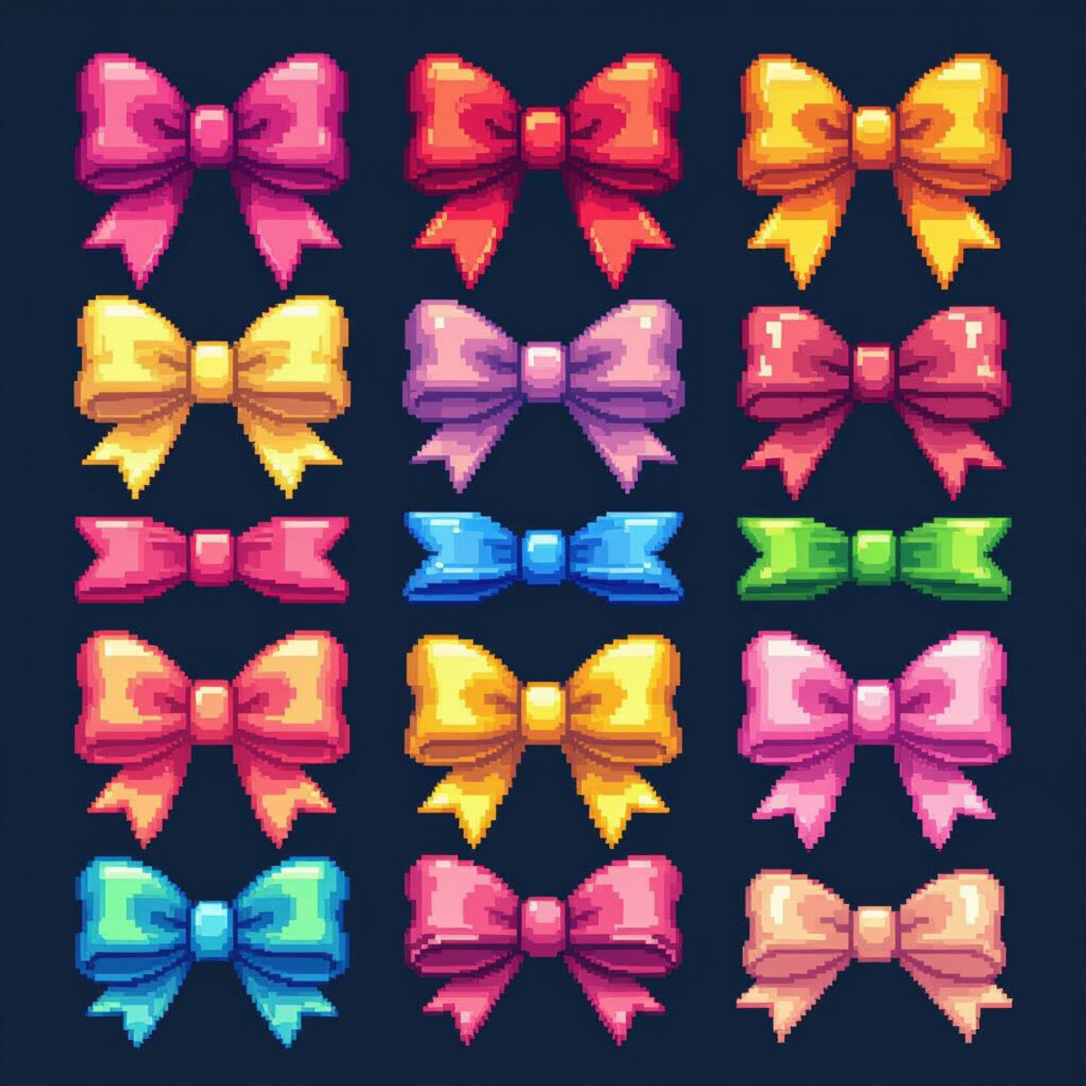 Bow Pixel Art - Create Your Own Pixel Art