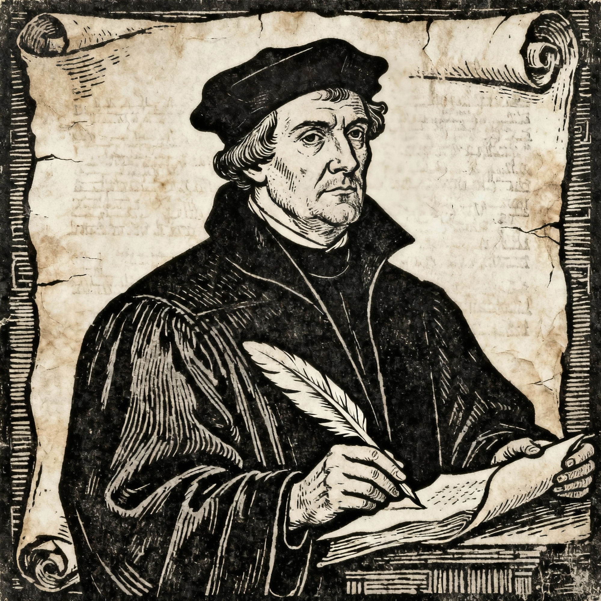 Martin Luther Drawings - AI Art Gallery