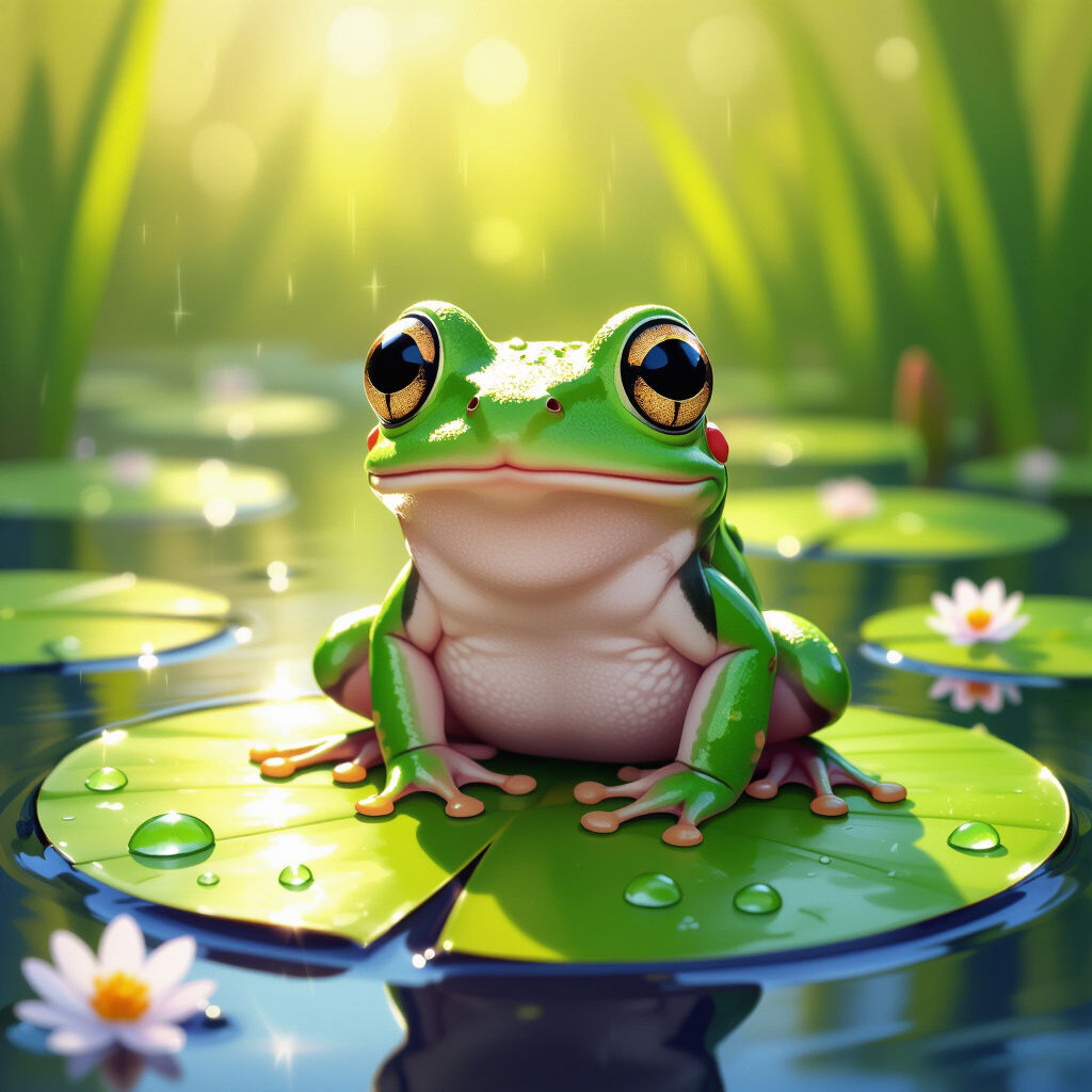 Cute Frog Images - AI Generated & Adorable