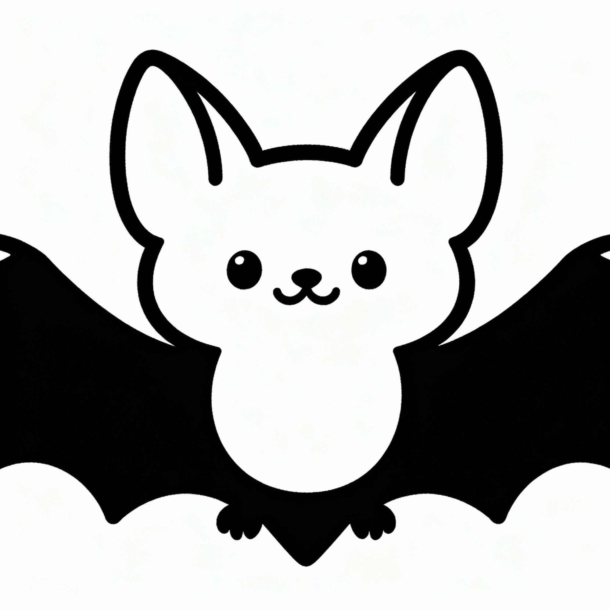 Simple Bat Drawings - Create Cute & Easy Bat Art