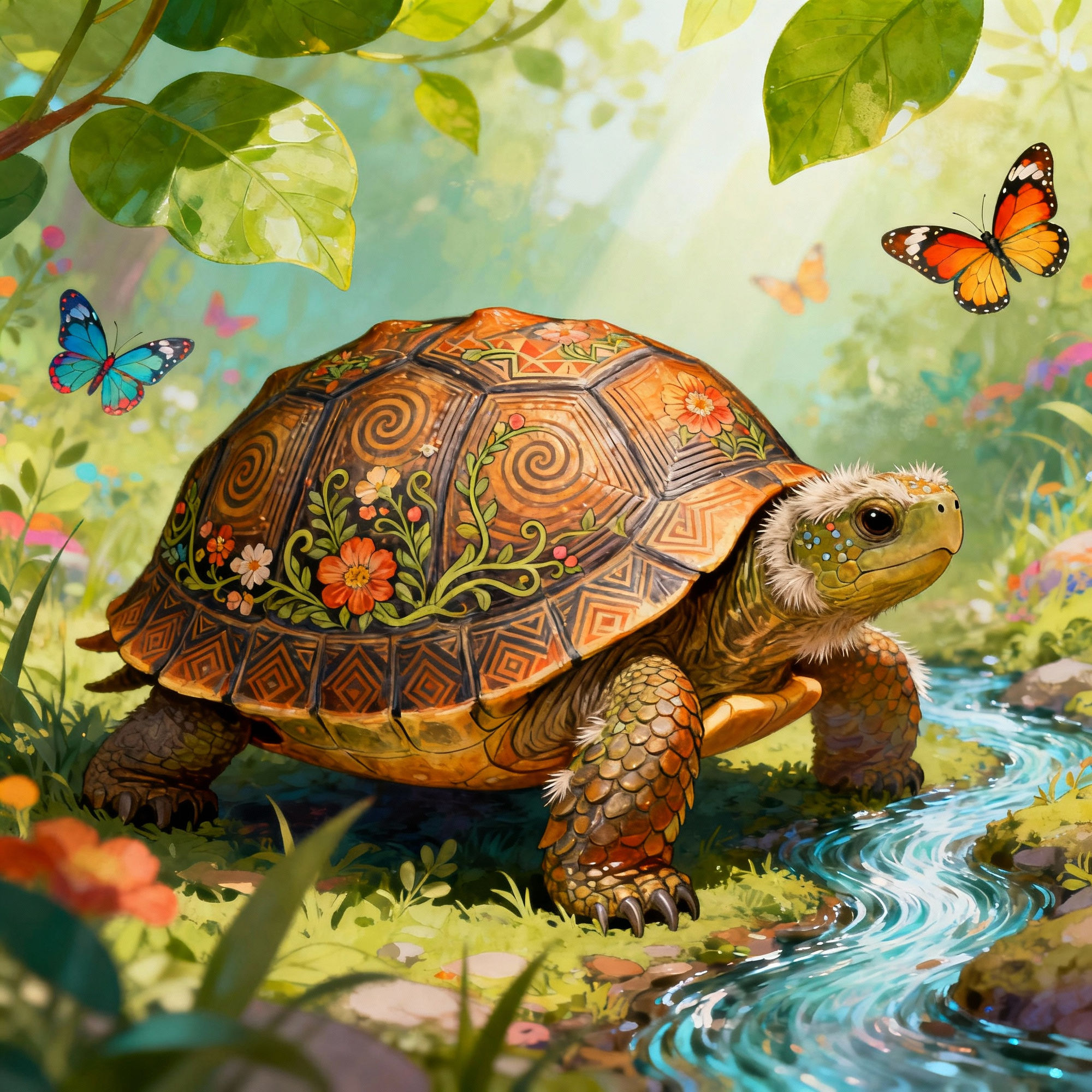 Box Turtle Drawings - AI Generated Art | Nightcafe
