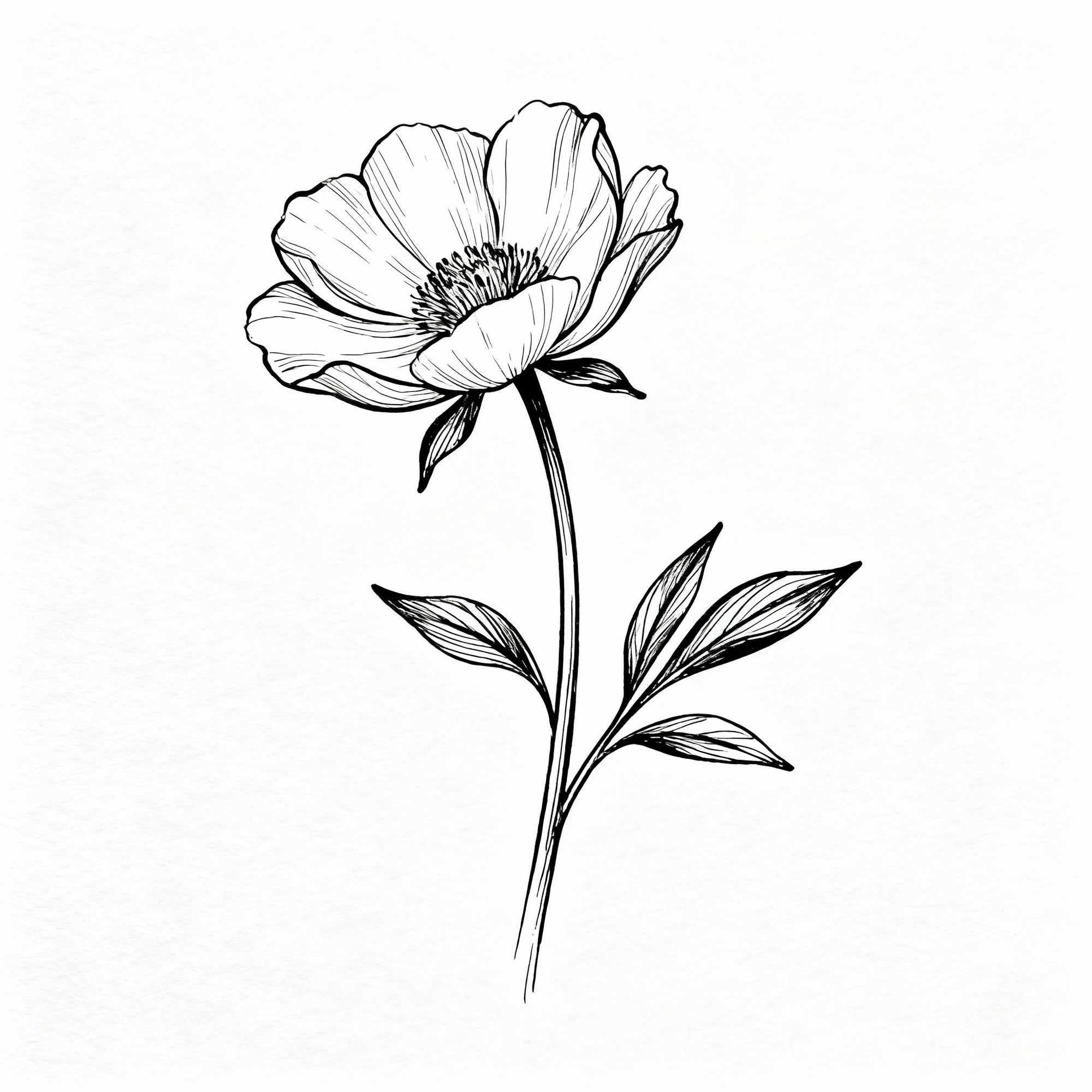Simple Flower Drawings - Create Easy Flower Art With AI