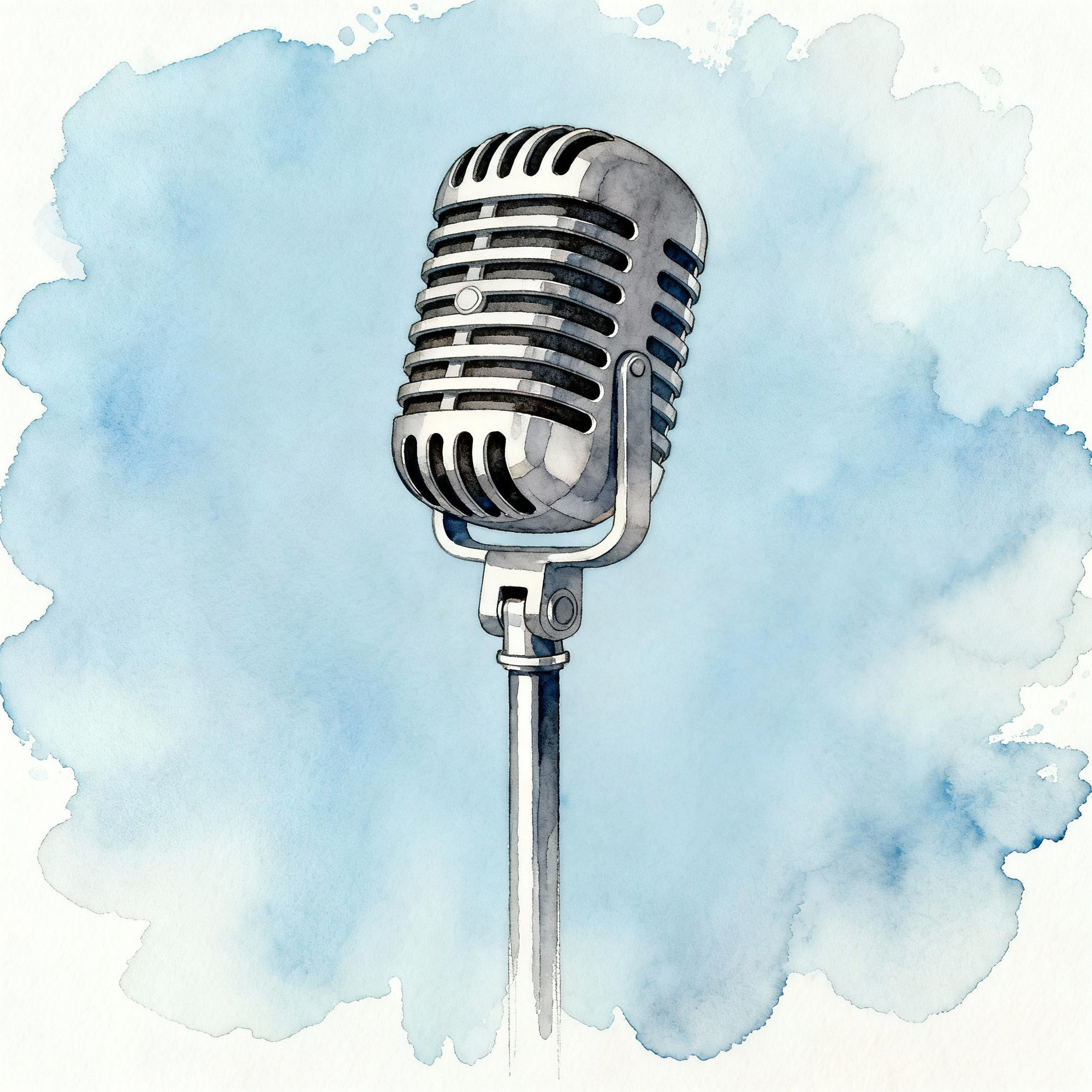 Easy Microphone Drawings - AI Generated Art