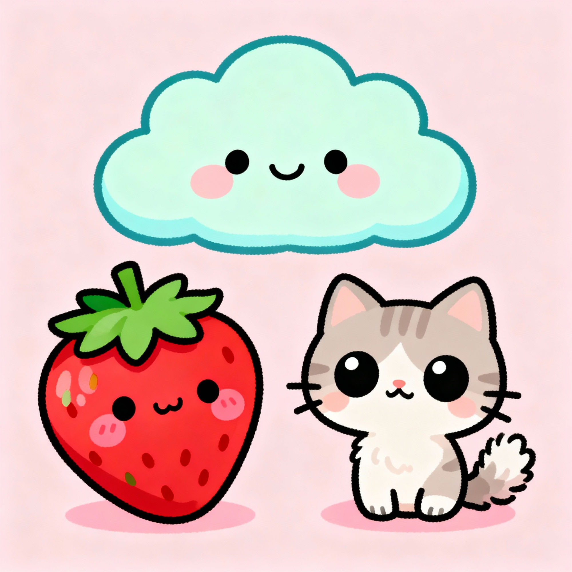 Easy Kawaii Cute Drawings - AI Art Gallery